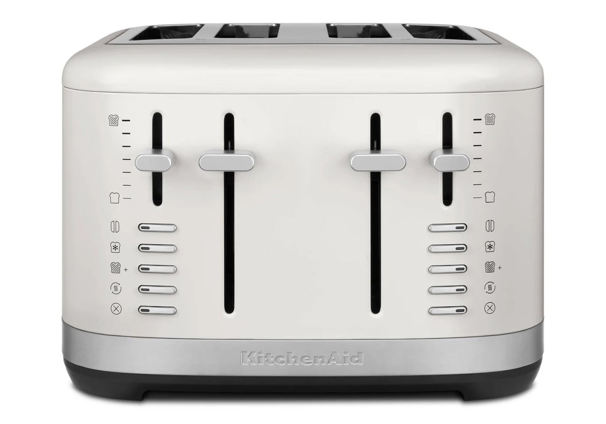 KitchenAid Toaster - 4 Slice Porcelain White KMT4109– ZOES Kitchen & Living