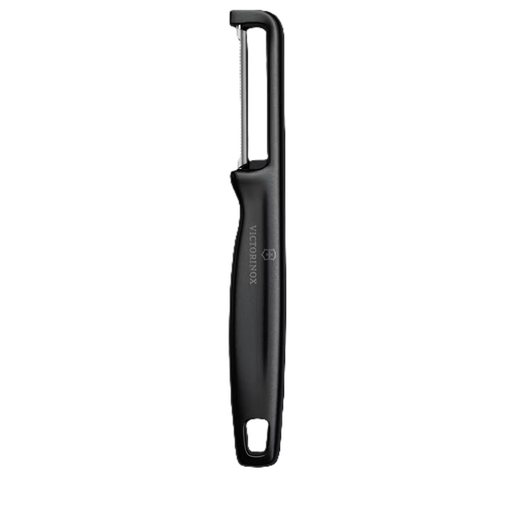 Victorinox IOTA Serrated Double Edge Peeler 10cm Black | ZOES Kitchen ...