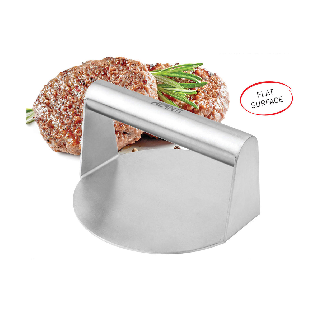 Avanti Stainless Steel Round Burger Smasher– ZOES Kitchen & Living