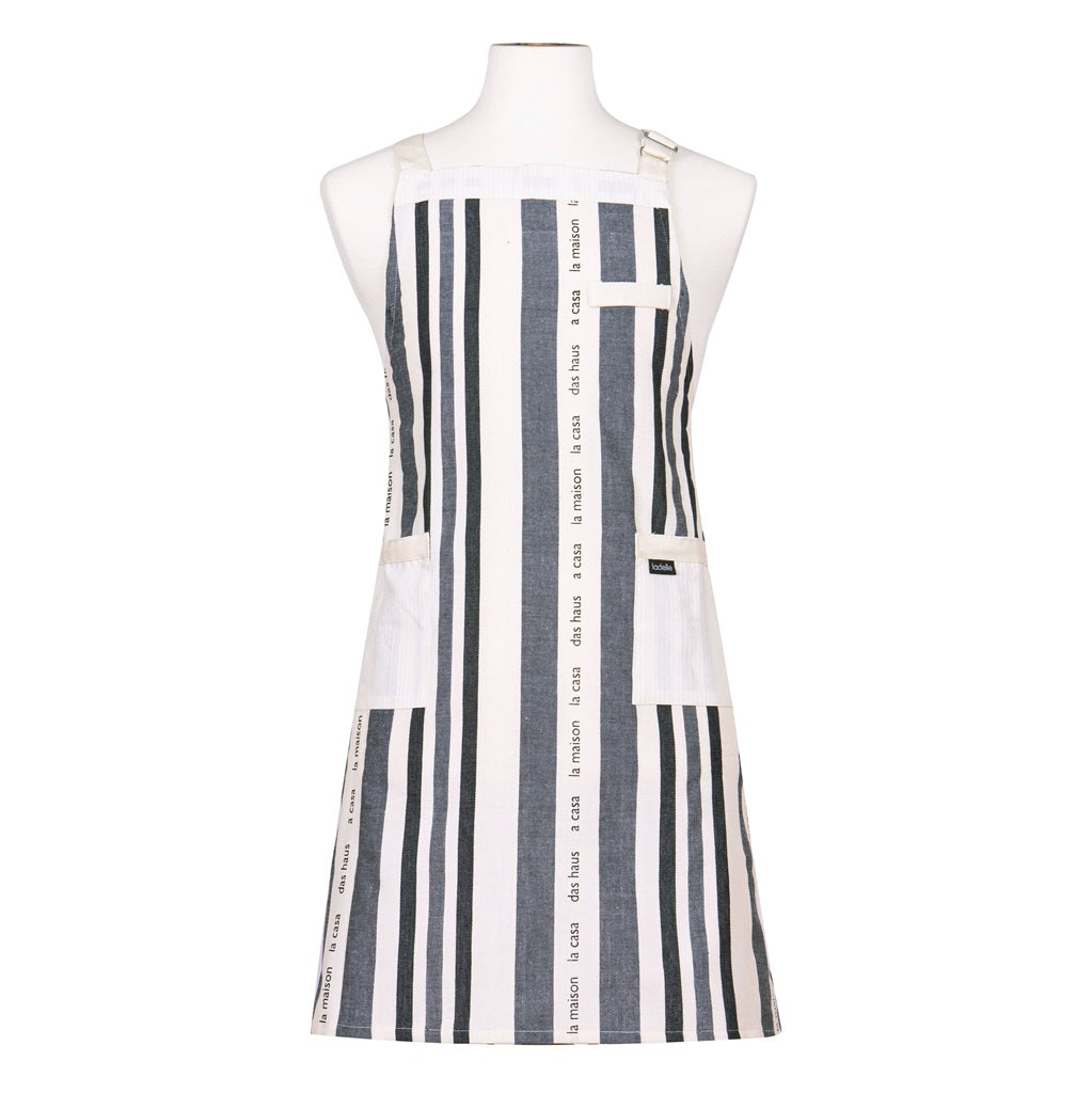 Ladelle La Casa Black Apron (S) | ZOES Kitchen & Living
