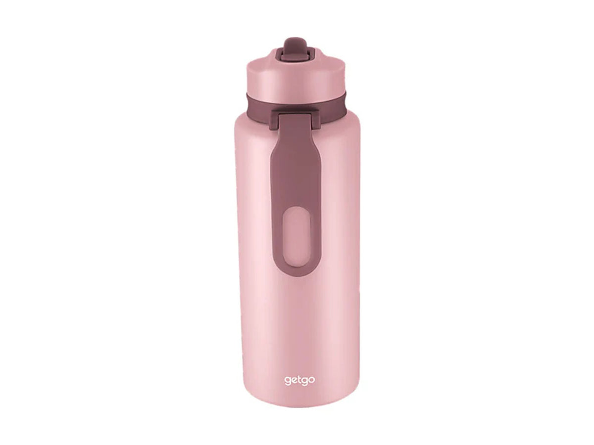Maxwell & Williams Getgo Double Wall Insulated Sip Bottle 1L Pink Gift ...