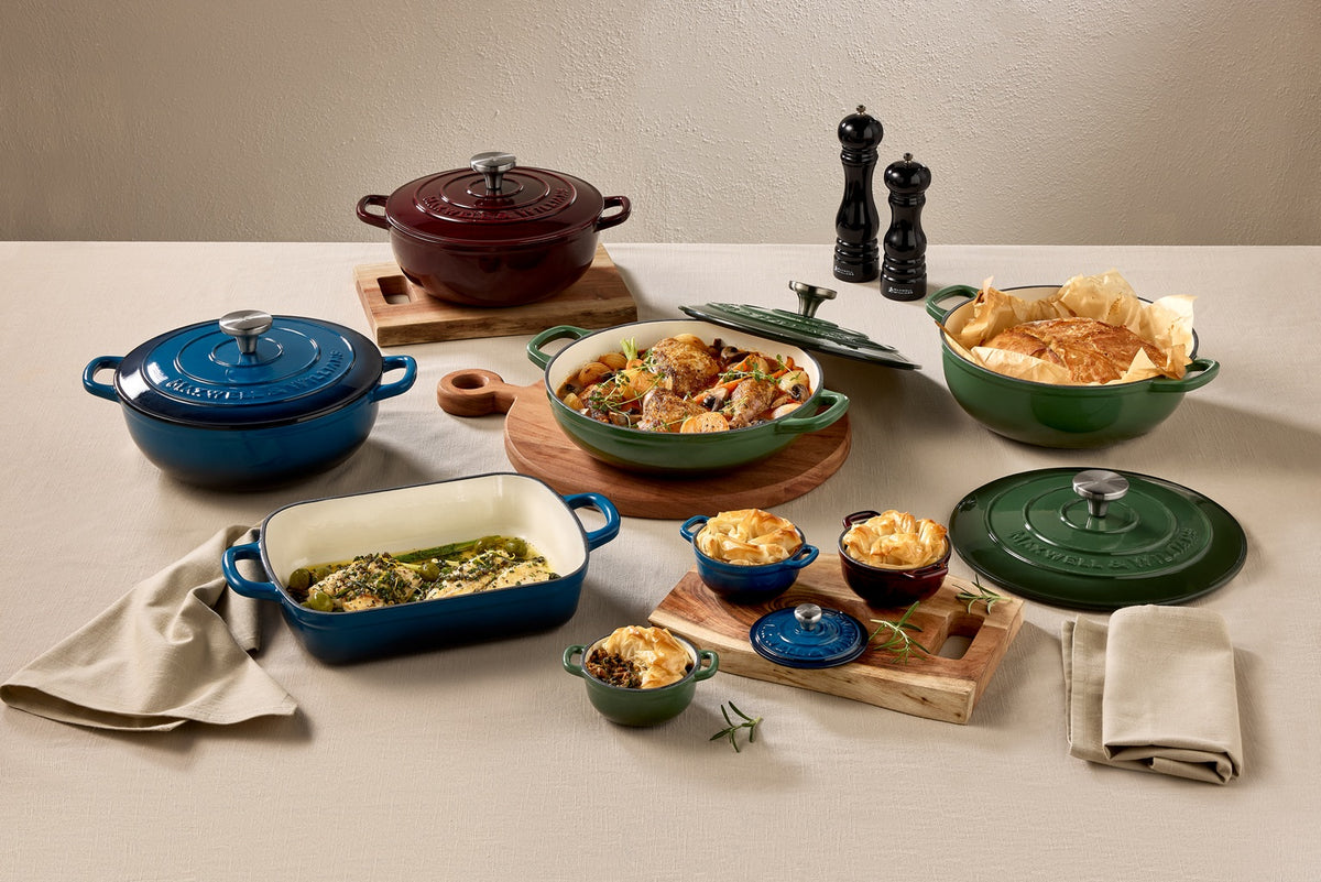Maxwell & Williams Cast Iron Cocotte Merlot 9.5cm / 260ML Gift Boxed ...