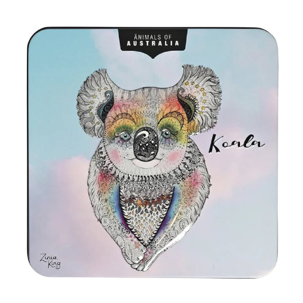 Banksia Red Koala Tin - Lemon Myrtle Butter Finger Biscuits