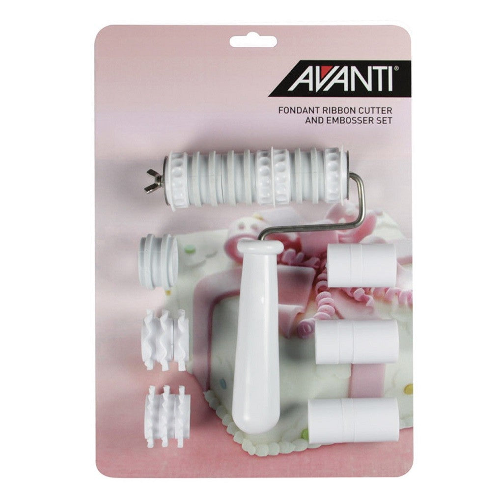 Avanti Bake - Fondant Ribbon Cut & Embosser Set– ZOES Kitchen & Living
